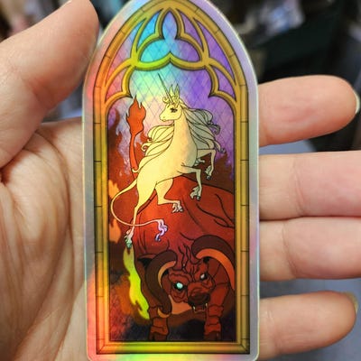 Rainbow Lilith Fair Inspired 4 Inch Holographic Sticker - Etsy
