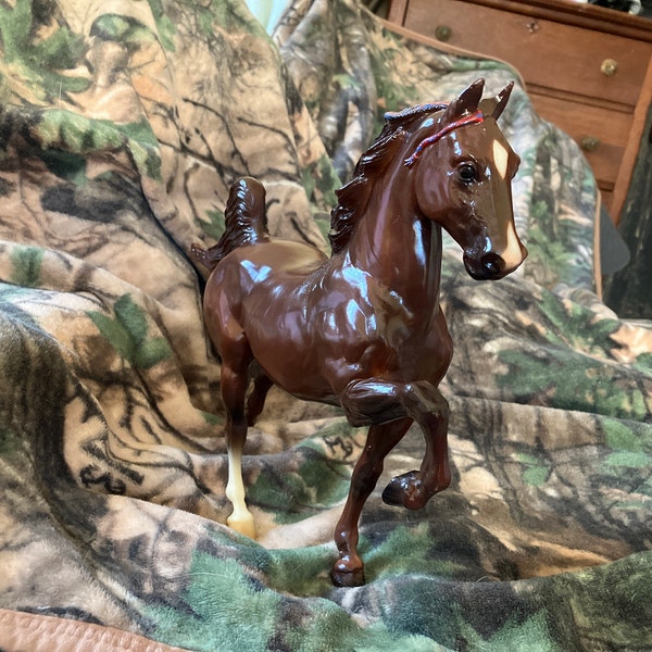 Breyer Custom Resculpt OOAK Unicorn on Fighting Stallion Mold Sealed in ...