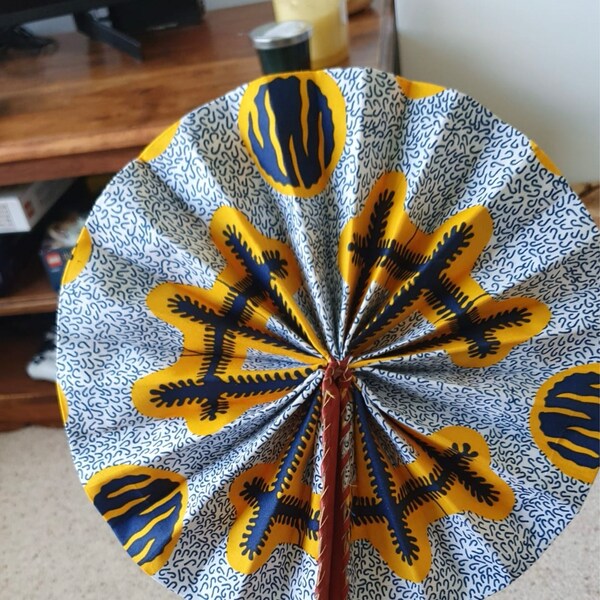 Wholesale African Foldable Hand Fan 100 Pieces Made in Ghana - Etsy