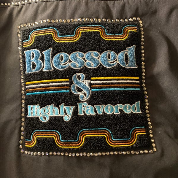 Exclusive, dear Black Man Iron-on Embroidered Patch, Statement Patch ...