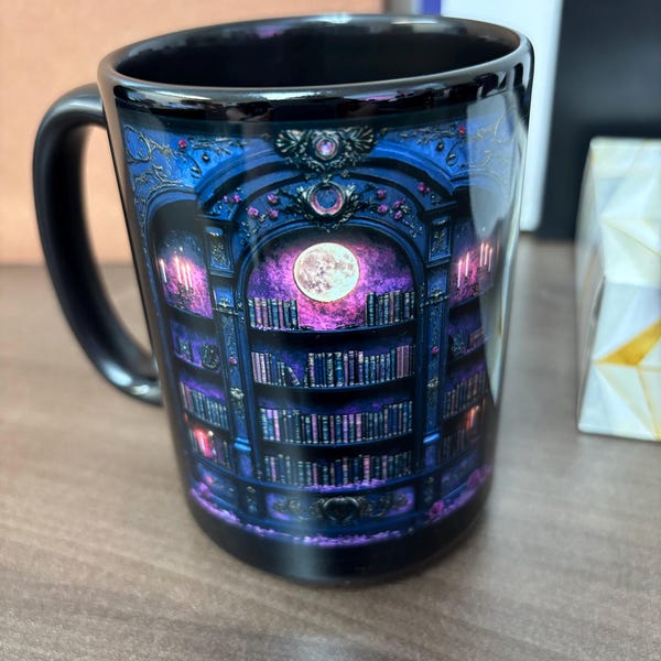 Stained Glass Northern Lights Mug Aurora Borealis Coffee Cup With ...