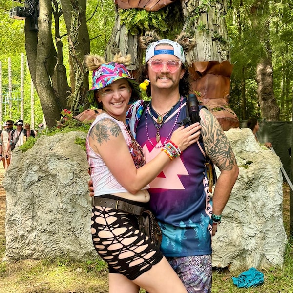 Worlds Sexiest Braided Festival Rave Burning Man Weave Slit Leggings ...