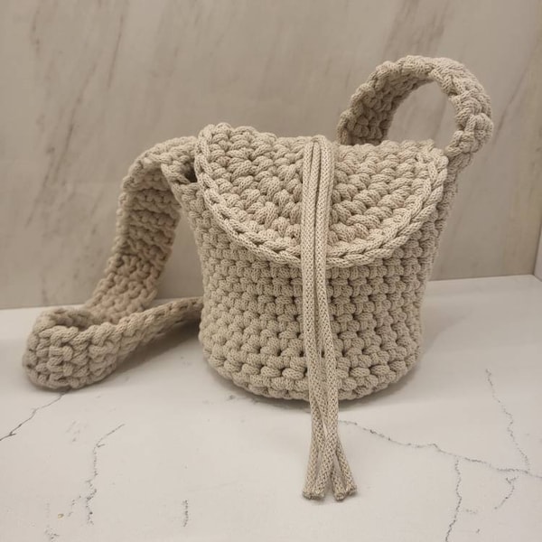 Crochet Bag PATTERN, Bilibag, Pyramid Bag, Pattern & Tutorial, Crochet ...