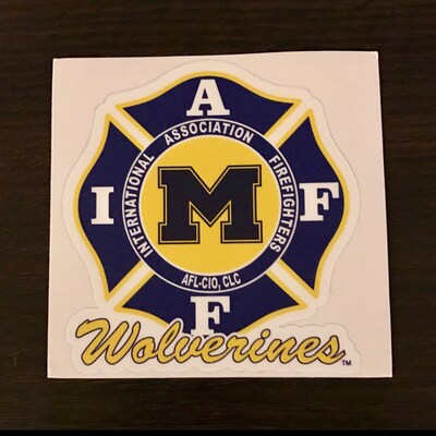 Firefighter Decals NFL IAFF for Union Members Stickers for - Etsy