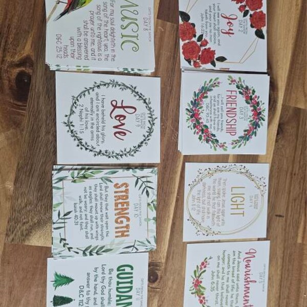 INSTANT DOWNLOAD Set of 6 LDS Greeting Cards Watercolor 2 Size Choices ...