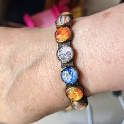 Solar Eclipse Bracelet, Solar Eclipse, Sun Eclipse, Sun Bracelet, Solar ...