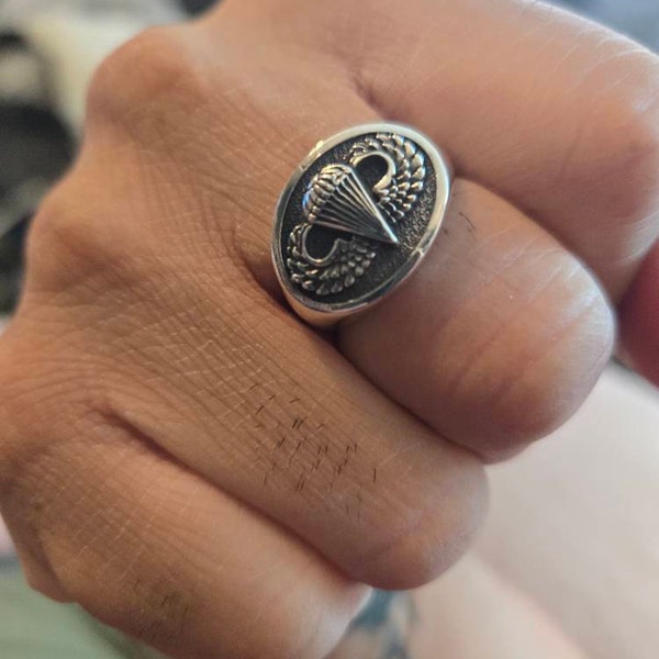 US Army Airborne Ranger Jump Wings Parachute Badge Paratrooper Handmade ...