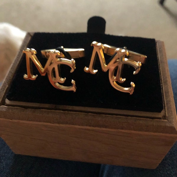 Personalized Name Cufflinks - Customized Cufflinks - Groom Wedding ...