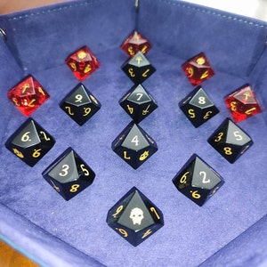 Individual Gemstone Dice-all Material-d4 D6 D8 D10 D% D12 D20-dungeons ...