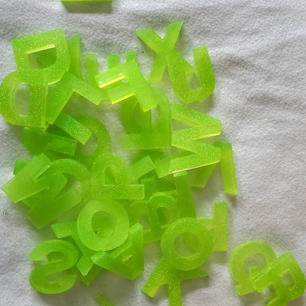 SEA Glass-sensory Alphabet Letters - Etsy