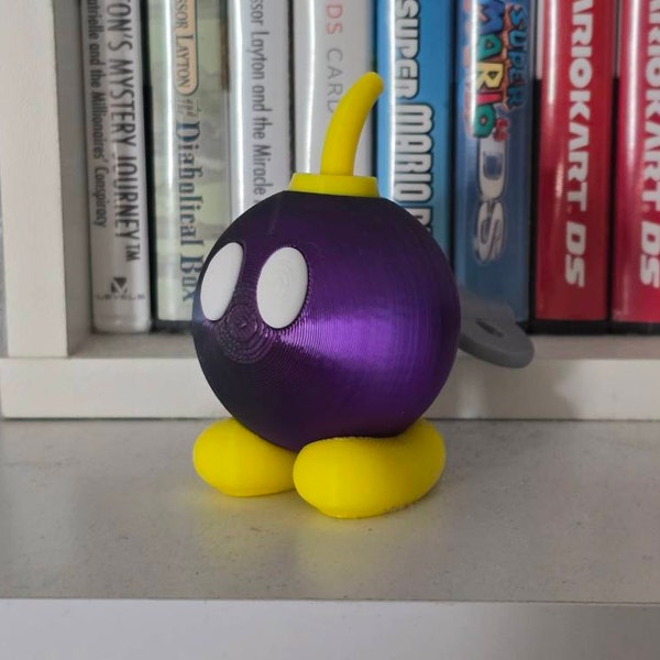 Bomb-omb Paper Mario 3D Printed Desk-sized Figures (3 Count) - Etsy