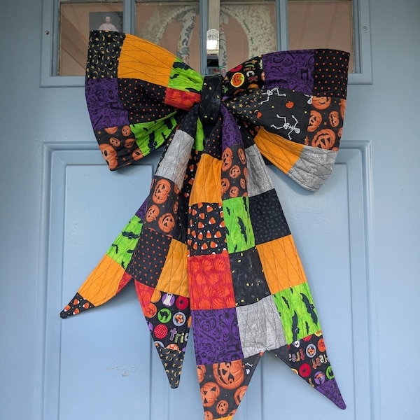 The Big Giant Reversible Quilted Bow | Beginner Friendly PDF Sewing ...
