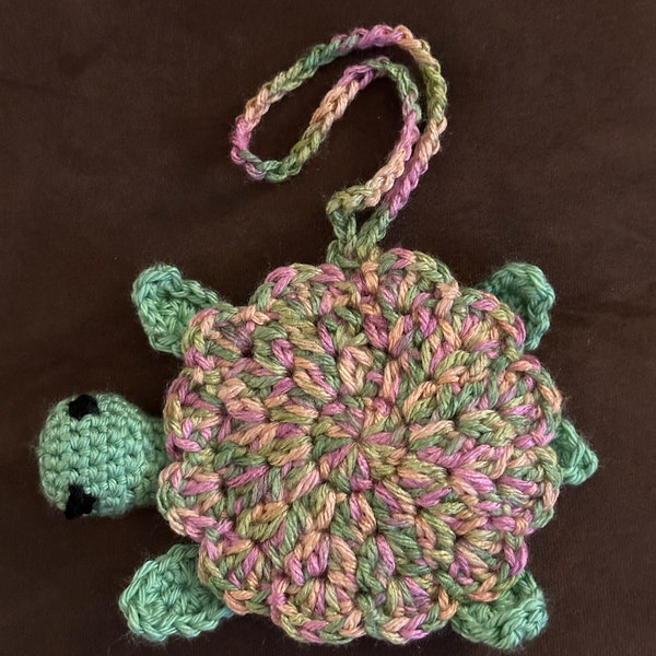 Mini Turtle Bag Crochet Pattern / Small Pouch / Bag Charm / Car Hanging ...