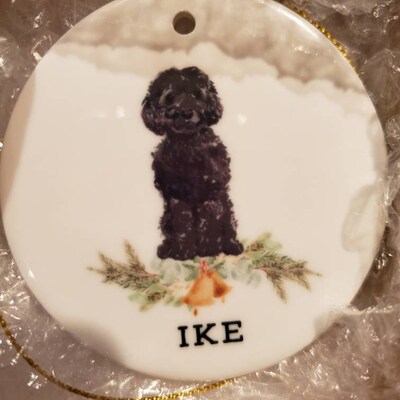 Brown Cockapoo Ornament Dog Ornament Personalized Cockapoo Christmas ...