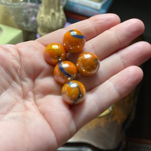 Mini Mars Marbles .5 Inch 12mm Diameter Set of 3 With - Etsy