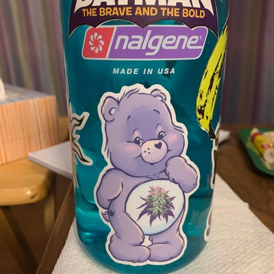 Kush Bear Vinyl Weed Sticker Marijuana, Cannabis Art Decal, Stoner Gift ...