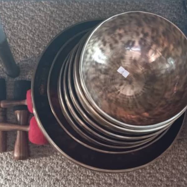 TIBETAN MANTRA CRAFT Extra Large Gong-healing Variation Rituals ...