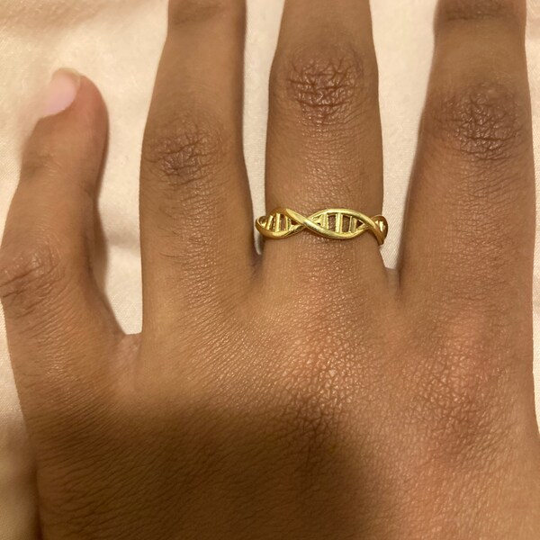 Gold Dna Ring-dna Ring-science Ring-chemistry Ring-molecule Ring ...