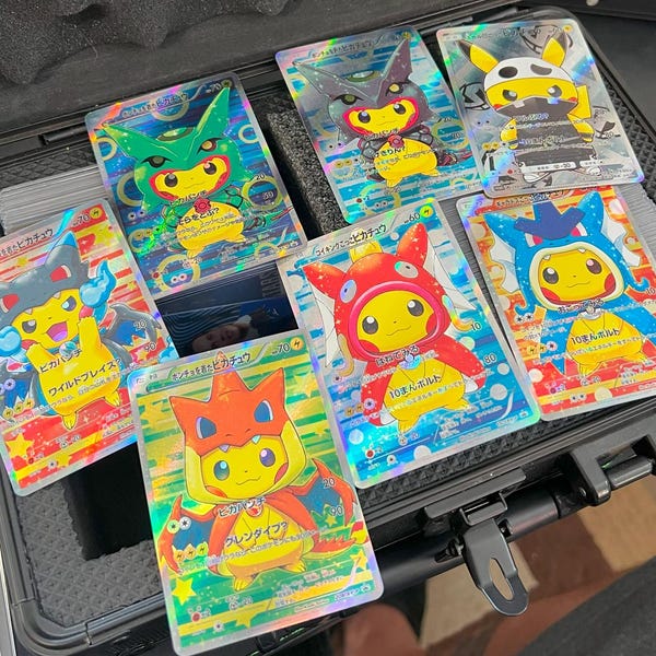 Proxy Cards - Lot of 7 Costume Pikachu Cards PROMO - Textured ...