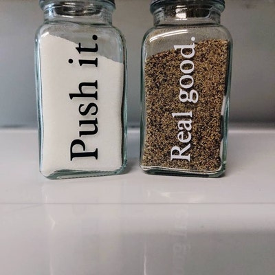 Push It Real Good Salt N Pepa Shakers 90s Music Kitchen Fun - Etsy