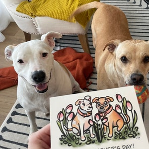 Custom Handmade Dog Card From Your Photo - Etsy