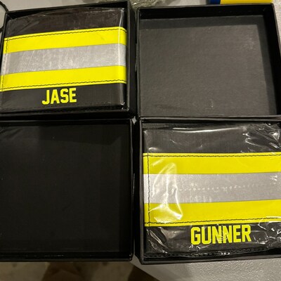 Firefighter Wallet Original Turnout Bunker Fabric Gift Portefeuille ...