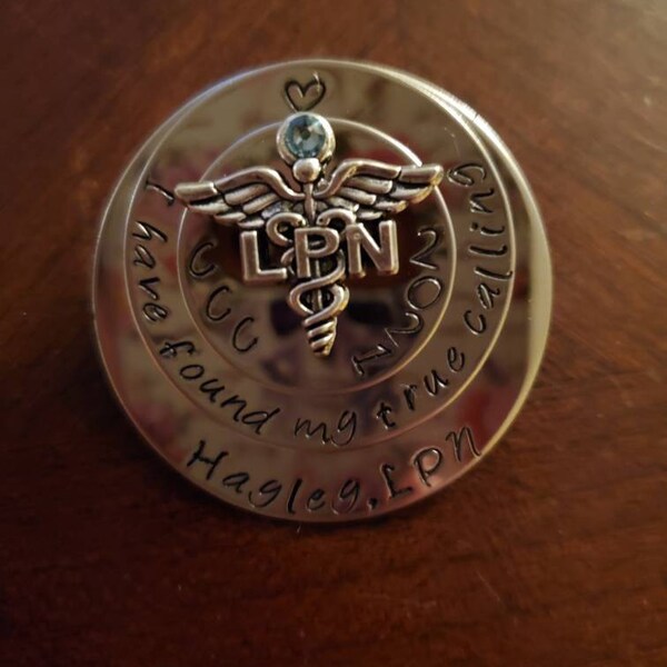 Personalized Pin for LPN/LPN Gift /lpn Pin/ Nursing Student Gift ...