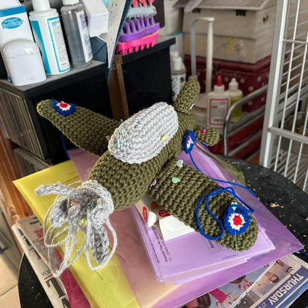 WW2 Spitfire Crochet Pattern PDF Only - Etsy UK