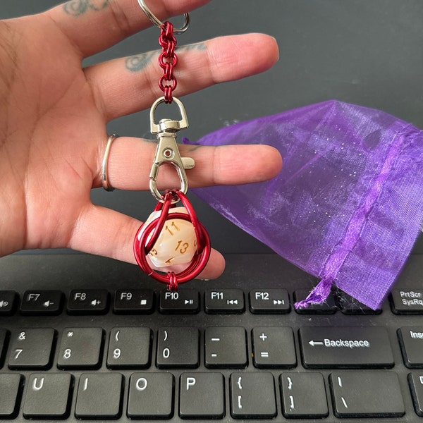 Amethyst Gamescience D20 Dice Necklace - Polycarbonate Tabletop Gaming ...