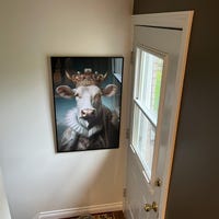 Vintage Fuchs im Blumengarten Kunstdruck, Rustikale Waldlandschaft Wanddeko, Fuchs unter Blumen ...