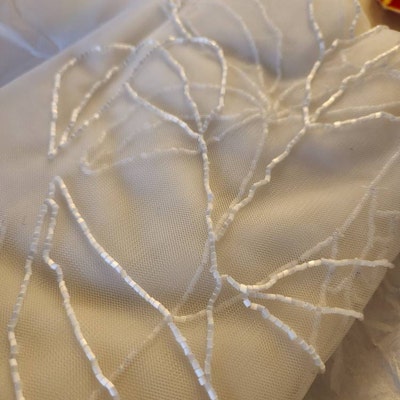 ANNA Drop Royal Floral Cathedral Veil/floral Cathedral Veil/ Floral ...