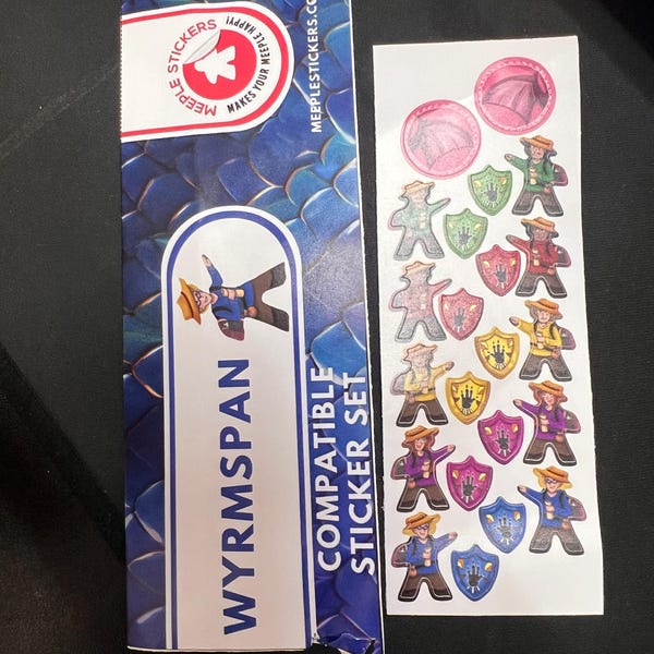 ROOT Underworld Meeple Stickers Upgrade Pack Decals Kit for ROOT ...