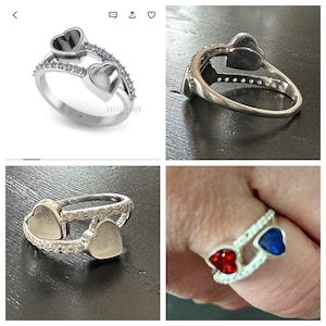 925 Sterling Solid Silver 4mm Wide Edge Core Tunnel Ring, Good for ...