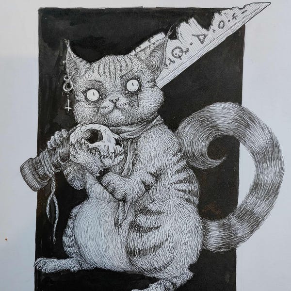 STOLAS A4 Art Print // Goetia Owl Demon Prince Occult Illustration - Etsy