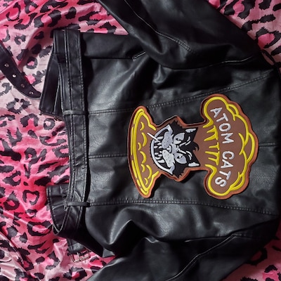 Atom Cats Patch Large Embroidered Fallout - Etsy