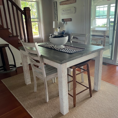 Rustic Farmhouse Dining Table, Dine Table Set, Farmhouse Table, Rustic ...