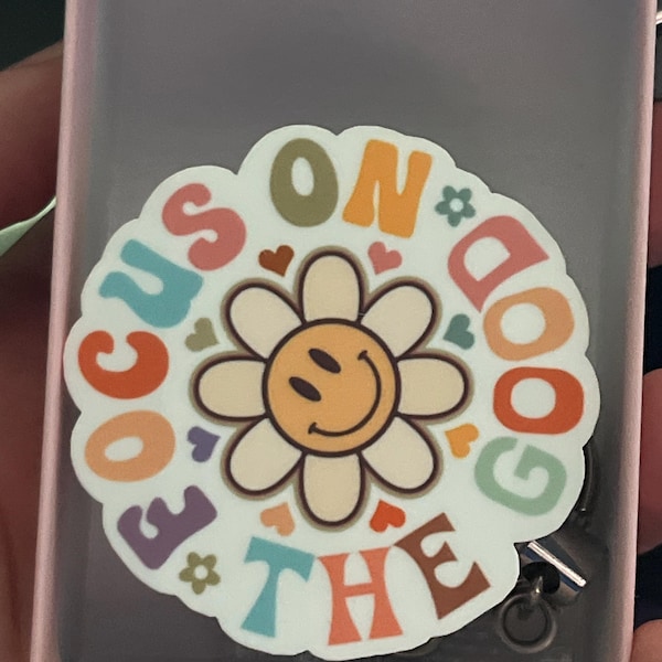 Focus on the Good Badge Reel, Mental Health Nurse Badge Holder ...