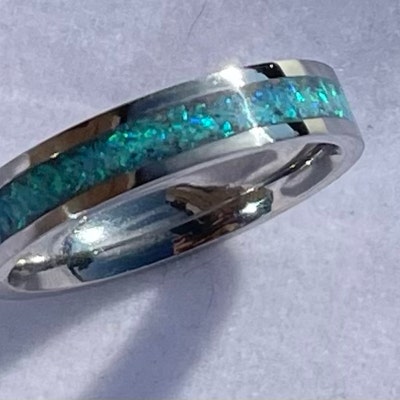 Custom Made Solid Opal Ring Handmade Bello Opal Ring - Etsy UK