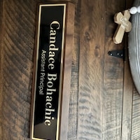 Uniform Name Badge for Work Pin Name Tag Military Police Fire Emergency ...