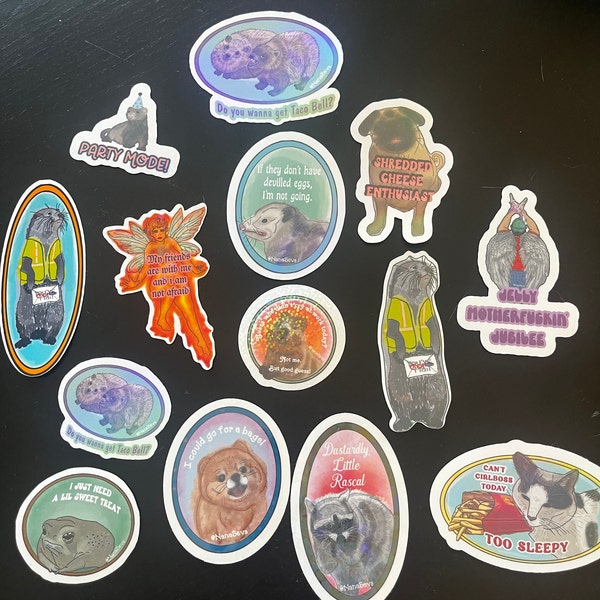 Hyrax Taco Bell Vinyl Sticker - Etsy