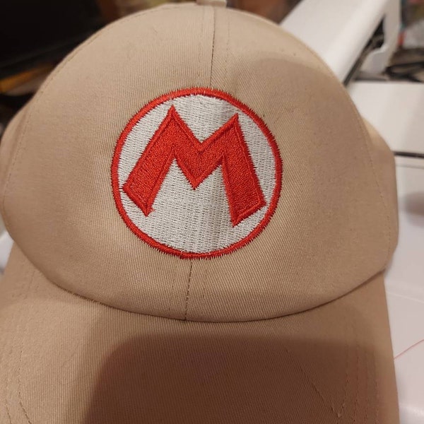 Super Mario Bros M Logo Embroidery Designs - Etsy