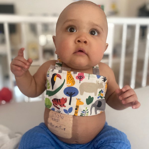 Central Line Vest, Wrap, Cover With Slots - Etsy Canada