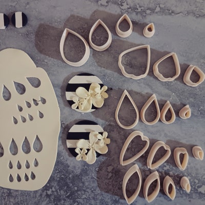 Boho Embossed Unique Cutter Sets 5 Sets Classic Dangle Earring Cutter ...