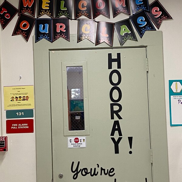 Hooray! You’re Here! | Bulletin Board Cut Out - Etsy