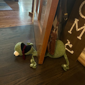 The Original Squashed Frog Door Stopper Amigurumi Instant Download PDF ...