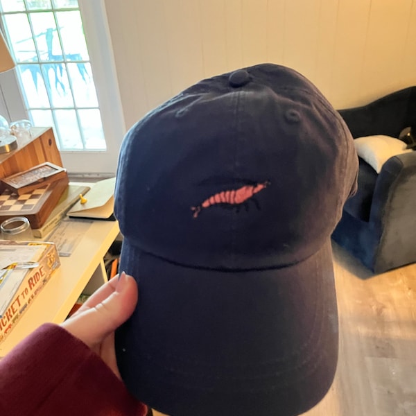 Embroidered Shrimp Cap - Funny Shrimp Hat - Mom Dad Wildlife Baseball ...