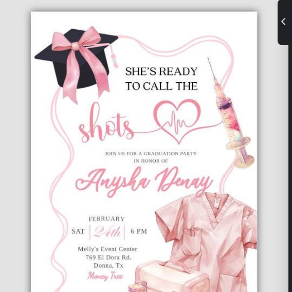 Pink Bow Little Fairy Baby Shower Invitation, Enchanted Forest ...