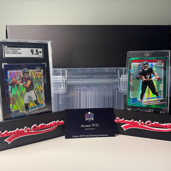 Custom Whatnot Logo Trading Card Stand Personalized Display Holder ...