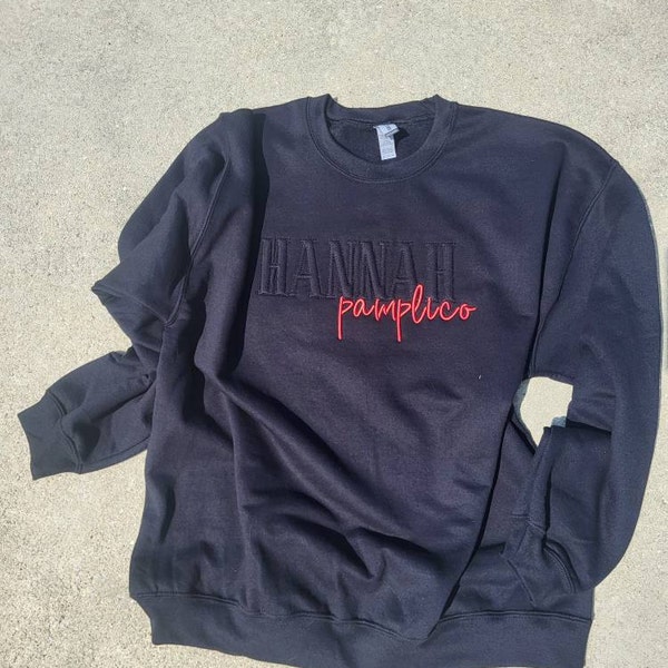 Rustic Charm 3D Puff Cursive Script Embroidery Font; 6 Sizes, Instant ...