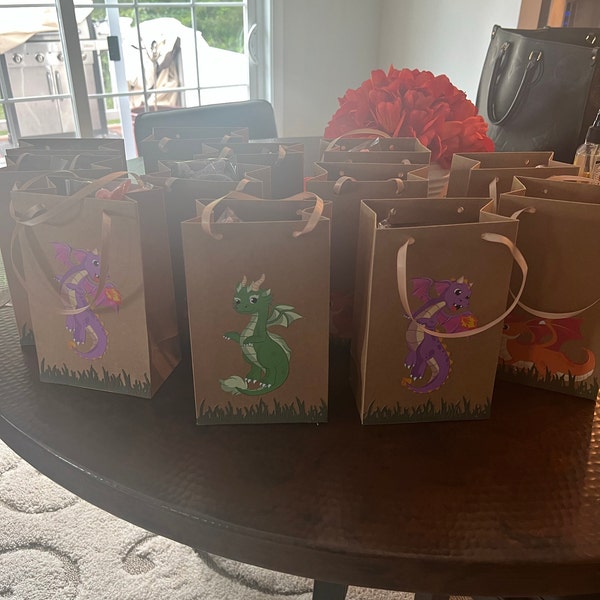 12 Spa Party Favor Bag - Spa Candy Bag - Spa Treat Bag – Spa Gift Bag ...